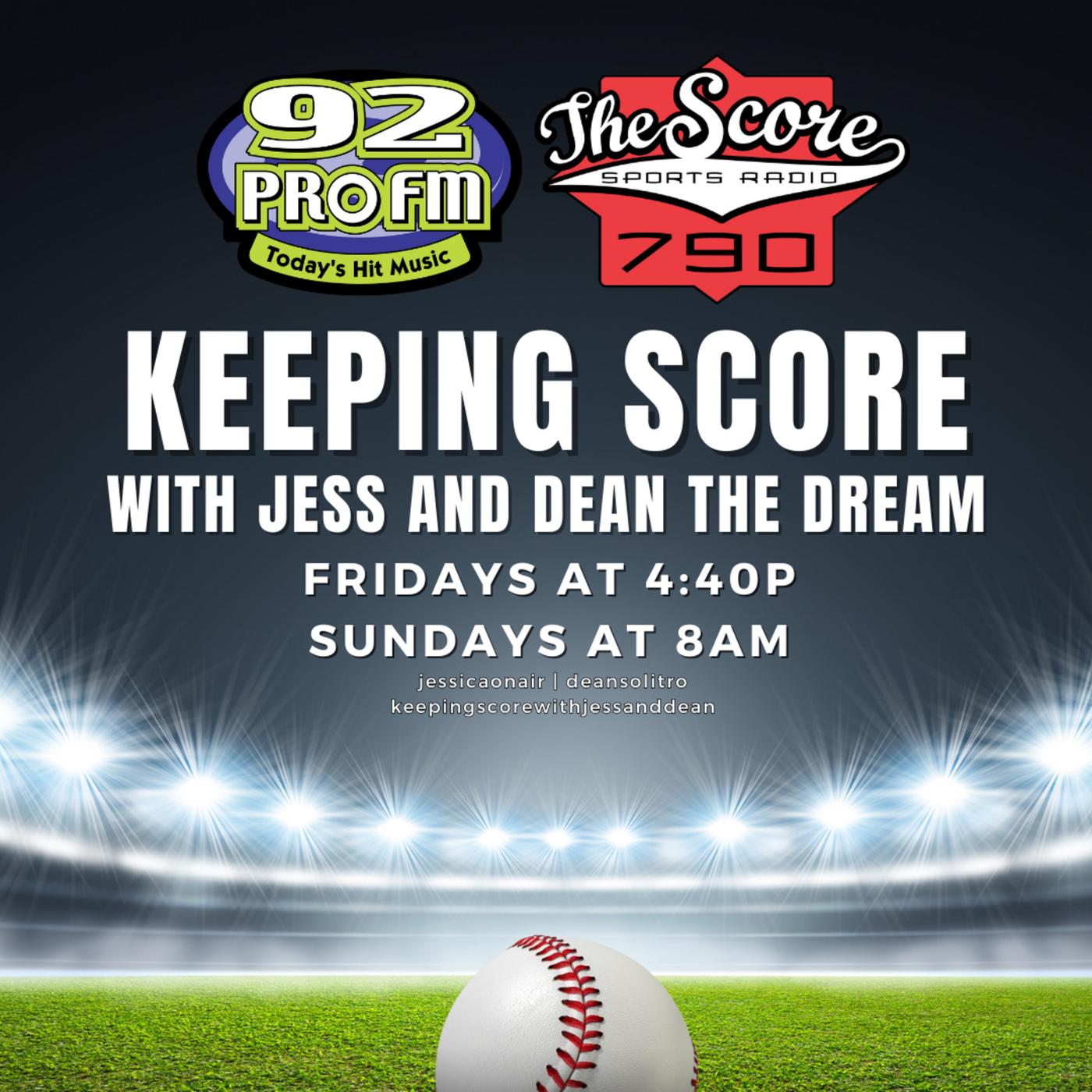 Keeping Score with Jess & Dean the Dream - June 2, 2023 | Listen Notes