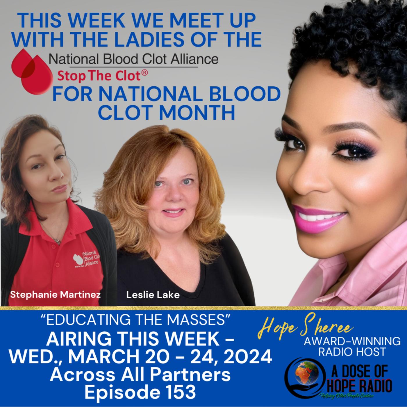 ADOH RADIO PRESENTS EPISODE 153: “NATIONAL BLOOD CLOT” FEAT. LESLIE ...