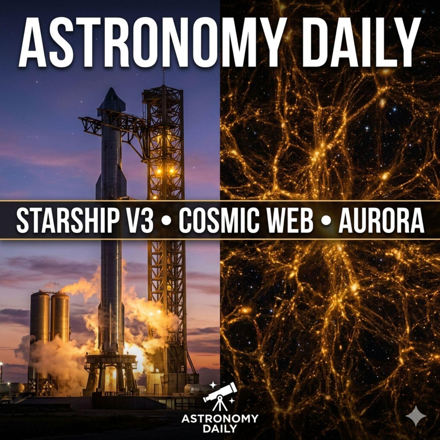 Starship V3 Has a Launch Date + Psyche's Mars Flyby + JWST Cosmic Web ...