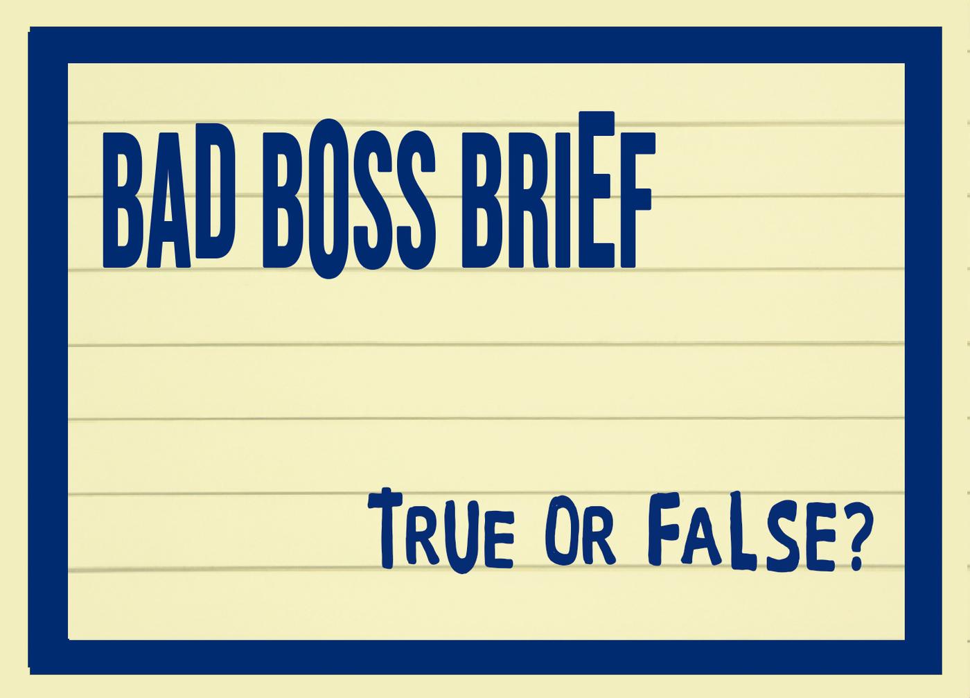 Bring Your Authentic Self to Work? | Bad Boss Brief — 16 (audio ...