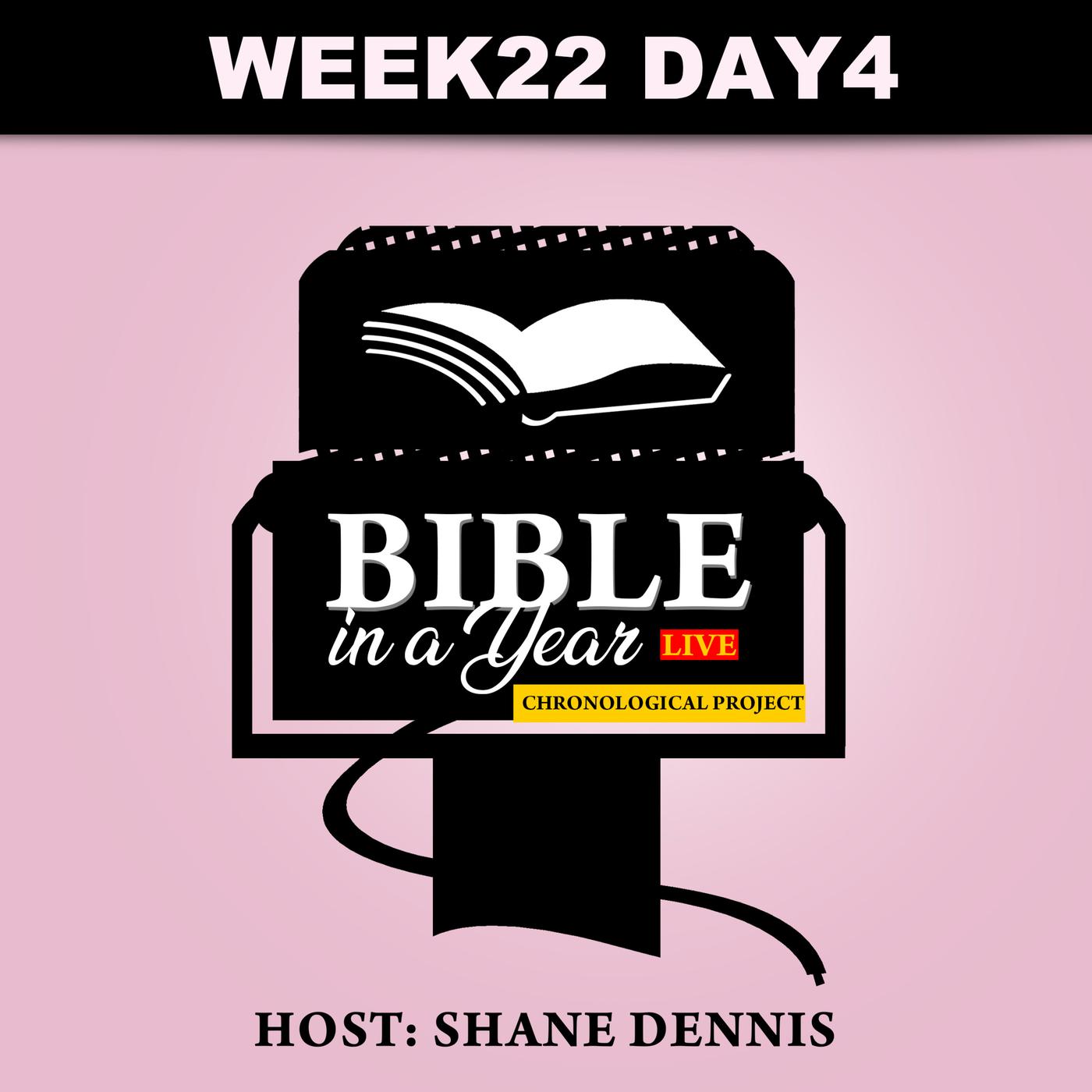 Bible in a Year Live: Chronological Project Week 22 Day 4 | Listen Notes