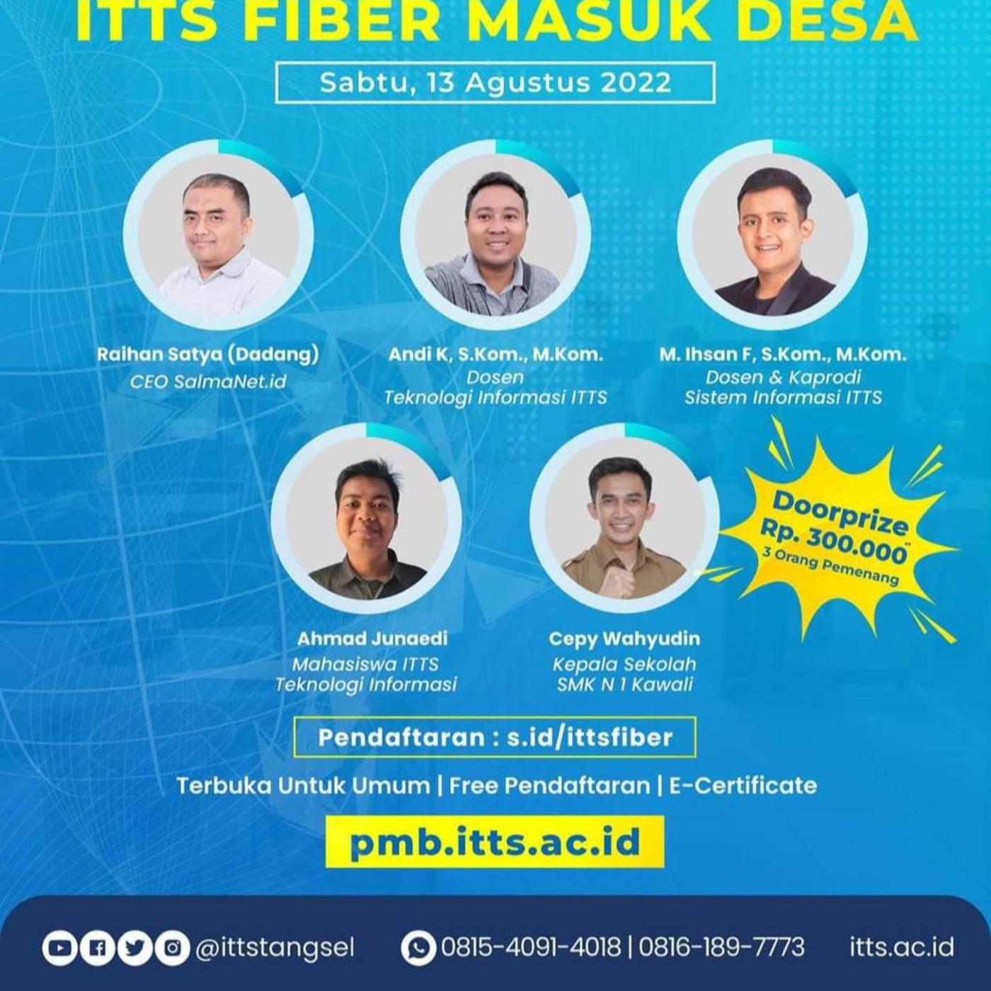 ITTS EP 18 : Fiber Optik Masuk Desa - Bincang Teknologi With Onno W Purbo - Institut Teknologi ...