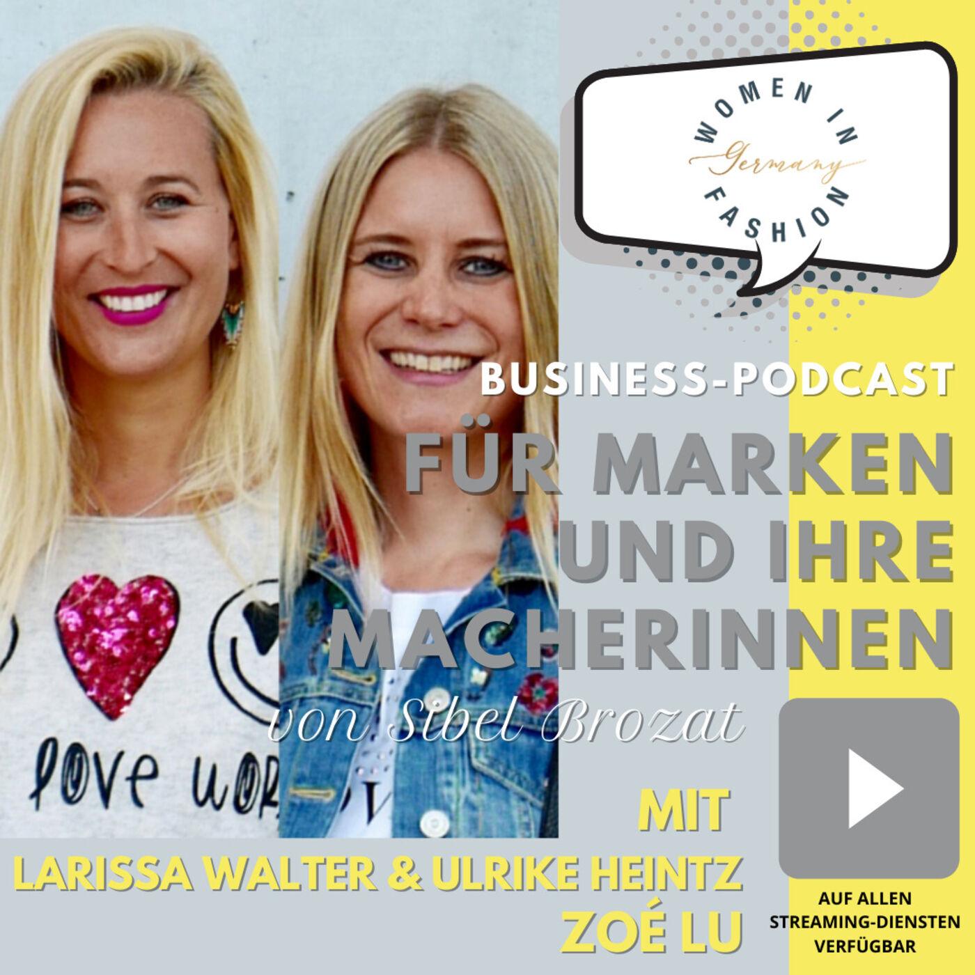 Larissa Walter u. Ulrike Heintz, Gründerinnen von ZOÉ LU - über ihr Handtaschen-Business ...