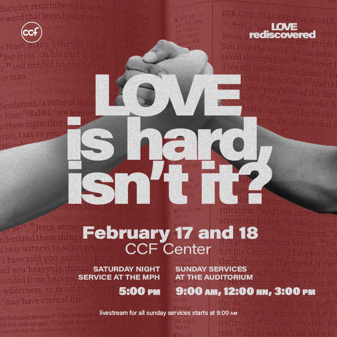 Love Is Action | Peter Tan-Chi - CCF Sermon Audio (podcast) | Listen Notes