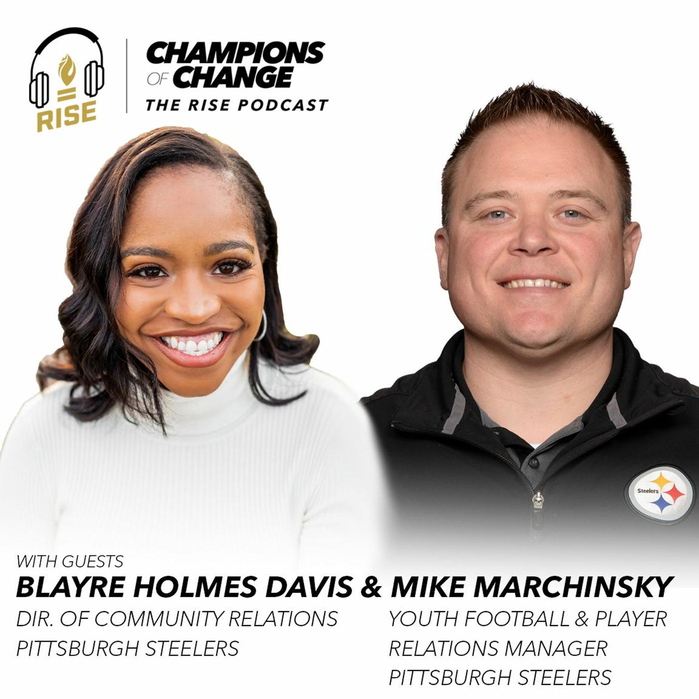 Blayre Holmes Davis & Mike Marchinsky, Pittsburgh Steelers | Listen Notes