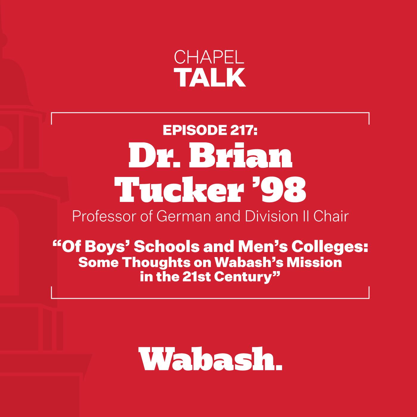 #224: Freshmen Chapel 2024 - Chapel Talk at Wabash College (podcast ...