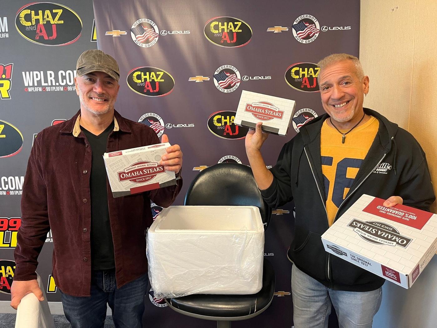 Chaz And AJ Chat With Todd Simon From Omaha Steaks - Chaz & AJ In The ...