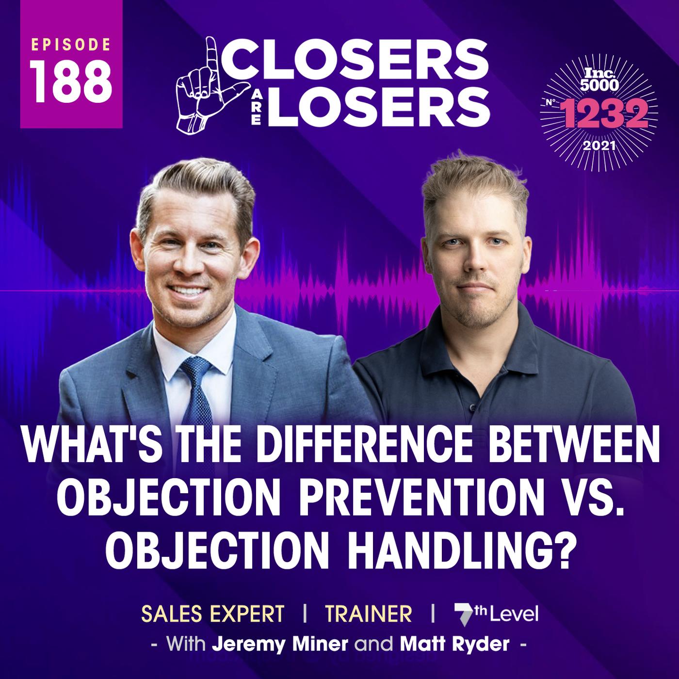 What’s the Difference Between Objection Prevention vs. Objection ...