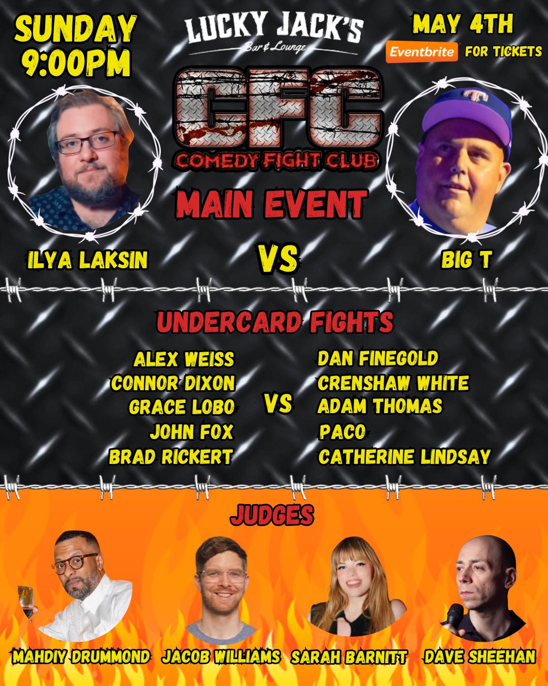 CFC 255 Amanda Vasco vs Luke Davis - Comedy Fight Club (podcast ...
