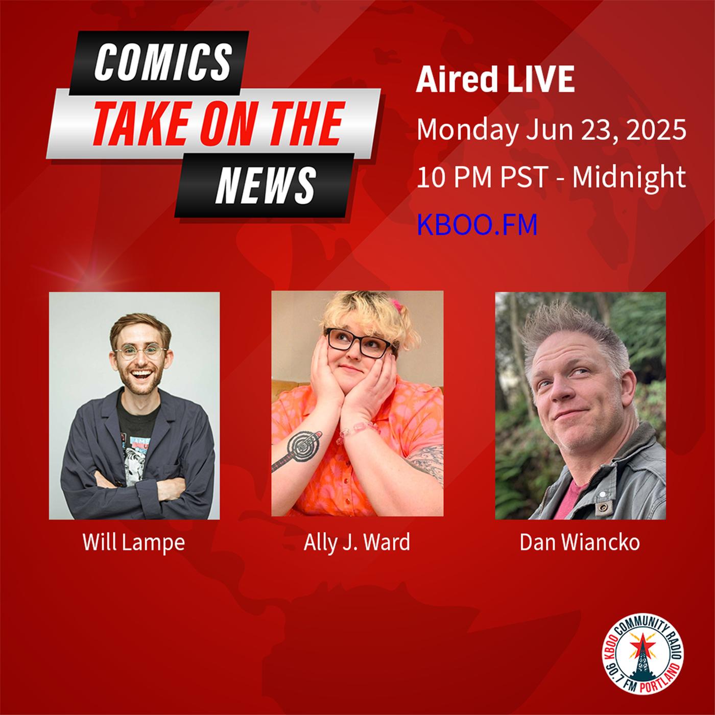 Comics Take on the News (podcast) - Comics Take on the News | Listen Notes