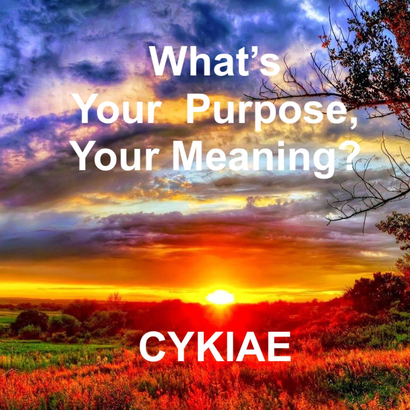 CYKIAE Season 013 Part 14. What’s Your Purpose, Your Meaning –Death ...