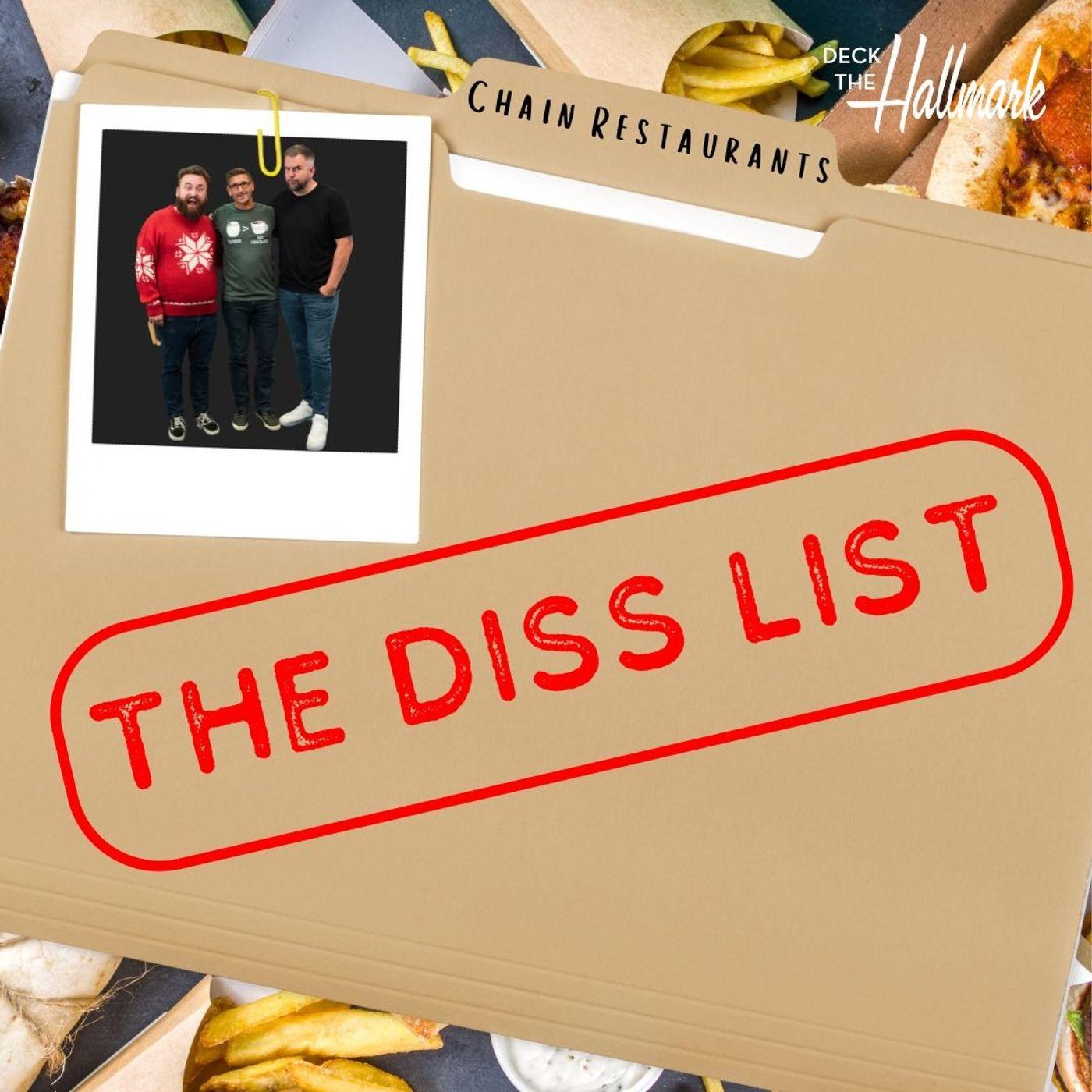 The Diss List: Chain Restaurants ft. Brian Herald - Deck The Hallmark ...