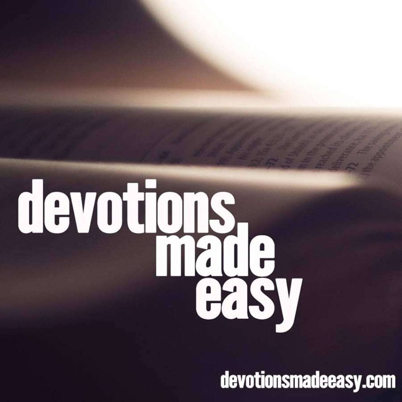 #227 - Devotions Made Easy - Episode 199 - A few thoughts on words ...