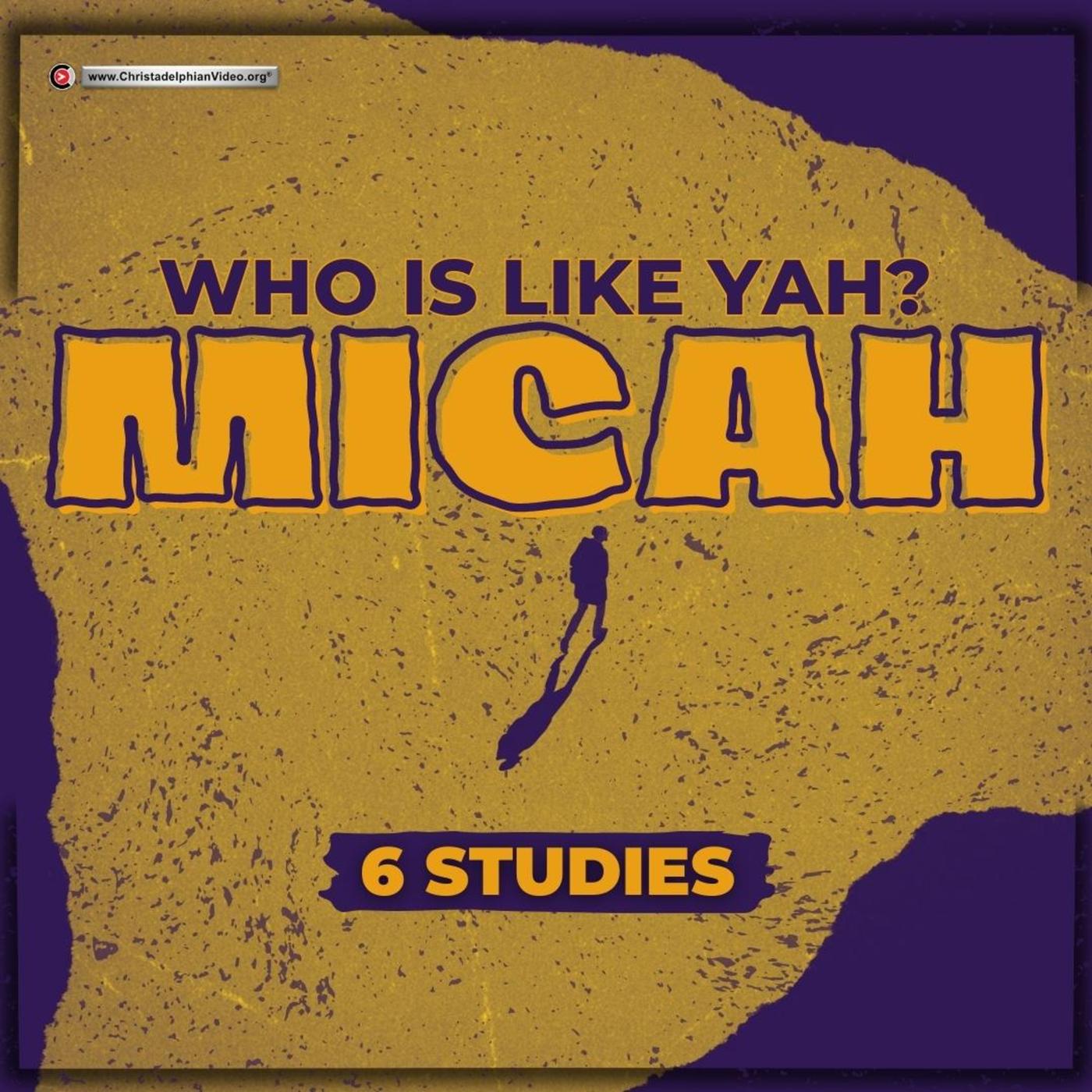 Micah: 6 Studies ( Greg Horwood) - The Bible Channel - Discover the ...