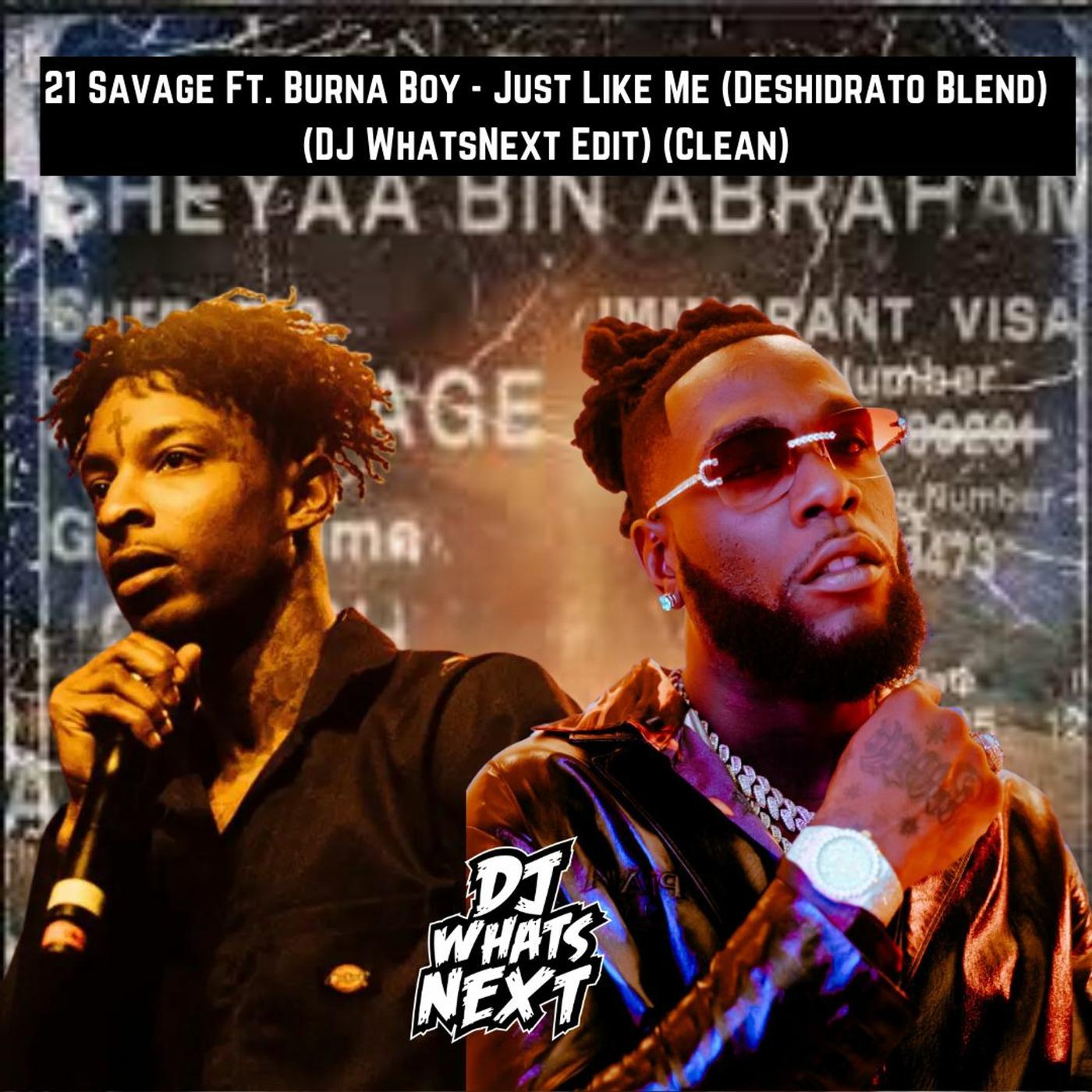 21 Savage Ft. Burna Boy - Just Like Me (Deshidrato Blend) (DJ WhatsNext ...