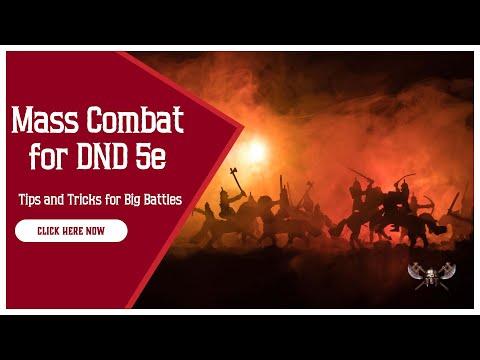 Mass Combat for D&D 5e - Tips and Tricks - DND 5e Tips (podcast ...