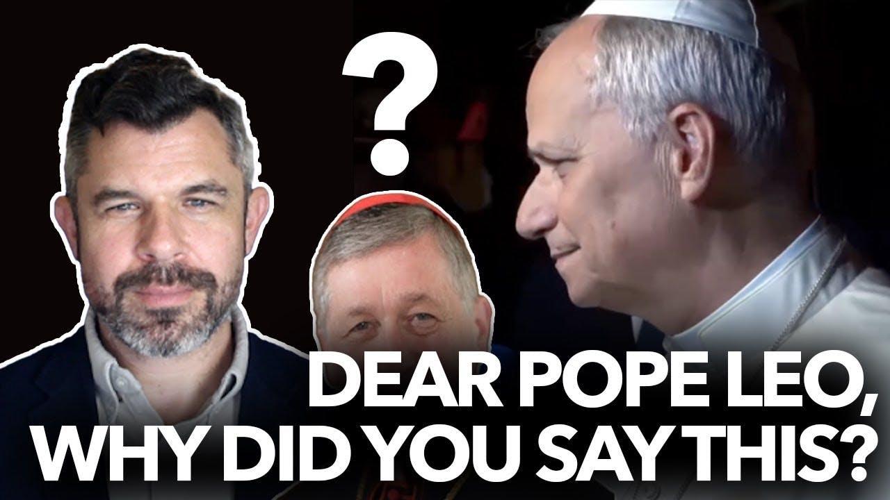 1258: Dear Pope Leo, Why did you say this? Cupich Award Controversy ...