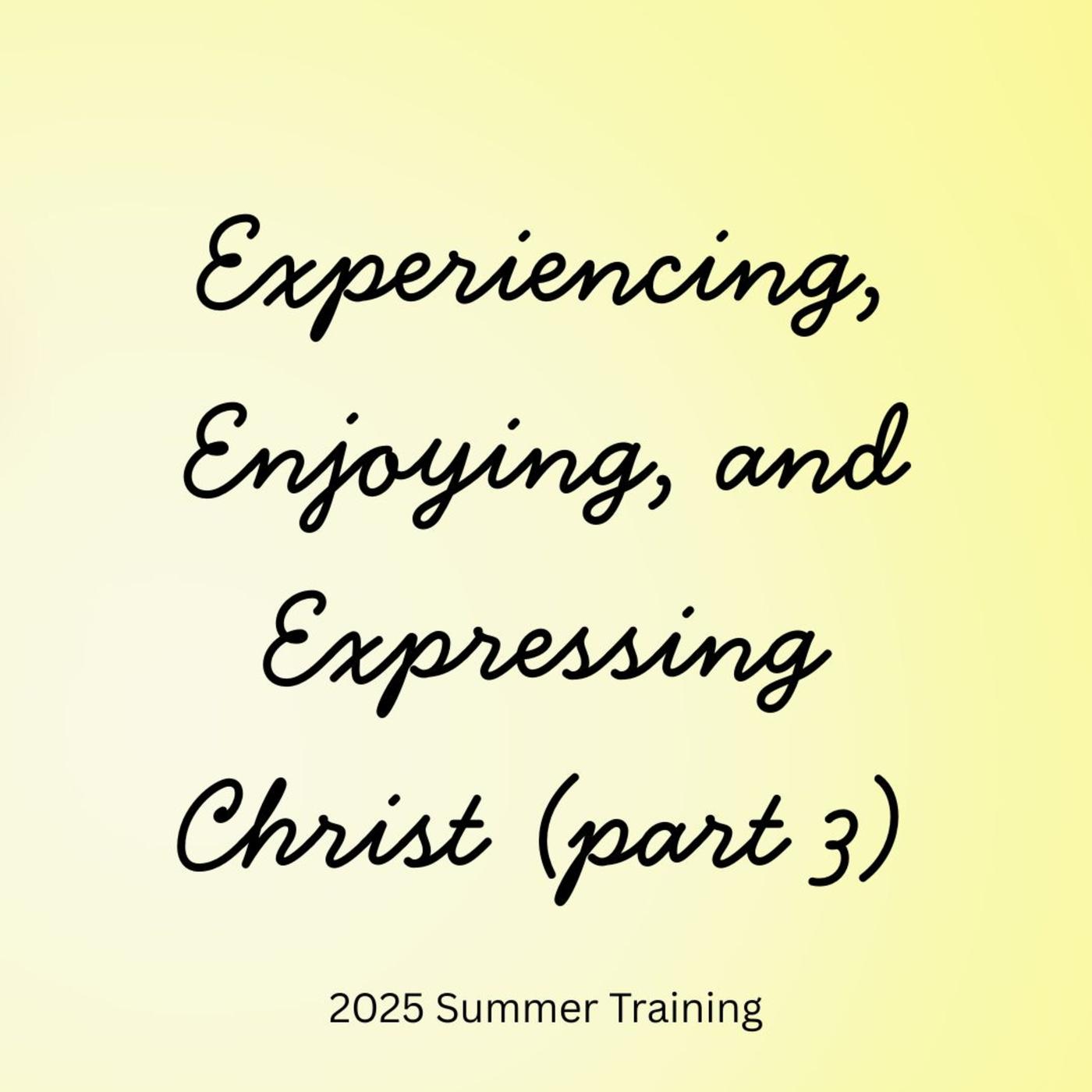 2023WTw3d6-Eat and Experience Christ as Barley and Feed Others with our ...