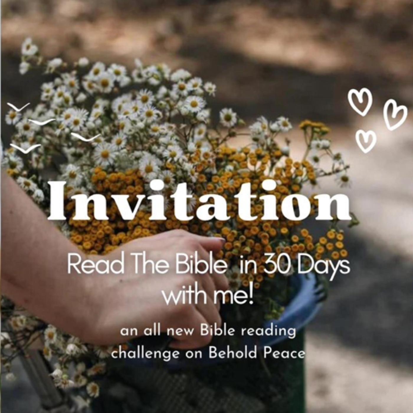Episode 18 | Read The Bible In 30 Days with me! A bible reading ...
