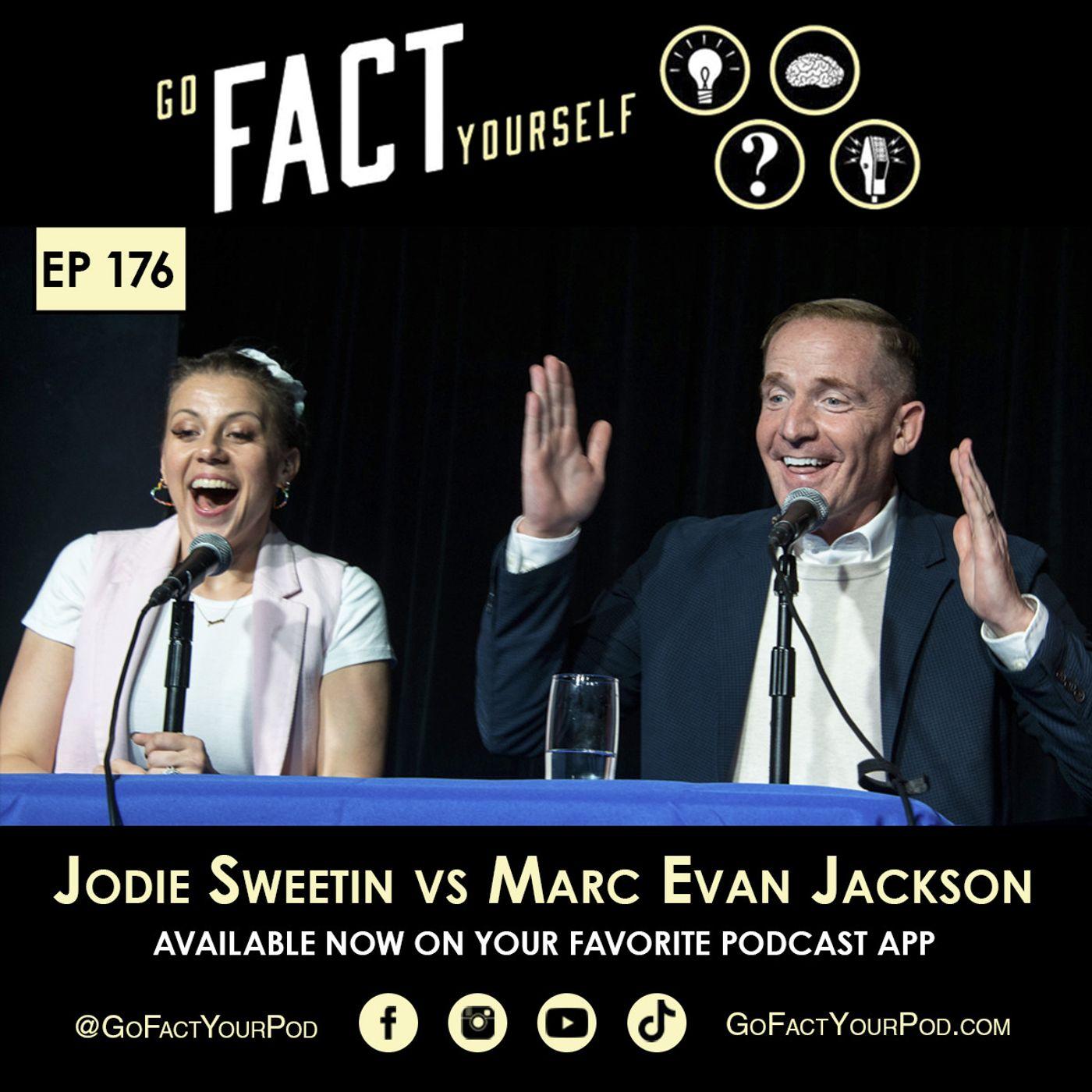 Ep. 176: Jodie Sweetin & Marc Evan Jackson - Go Fact Yourself (podcast ...
