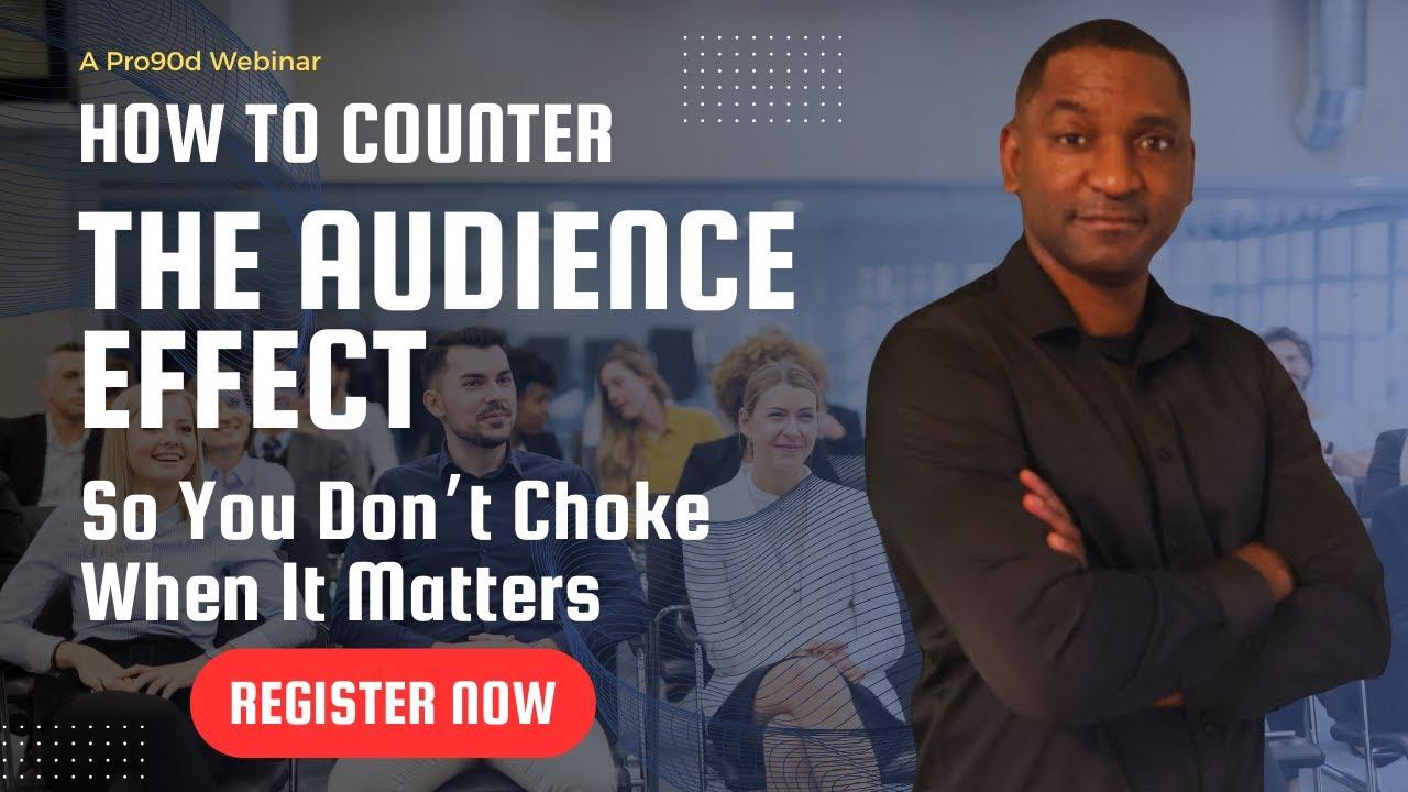 How to Counter the Audience Effect So You Don't Choke When It Matters | How to Stop Stuttering ...