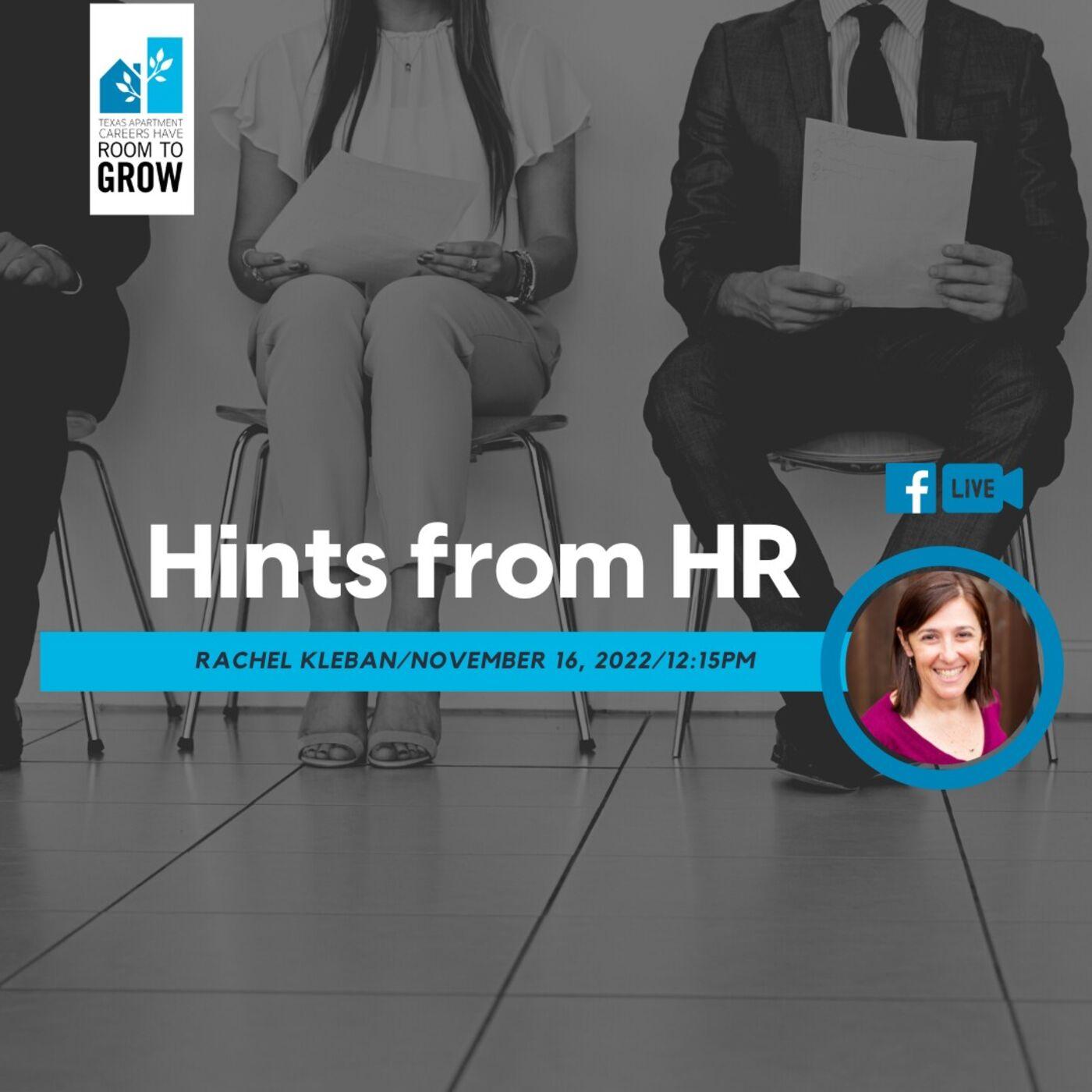 Hints from HR - Ace your virtual interview - Hints from HR - Tips For ...