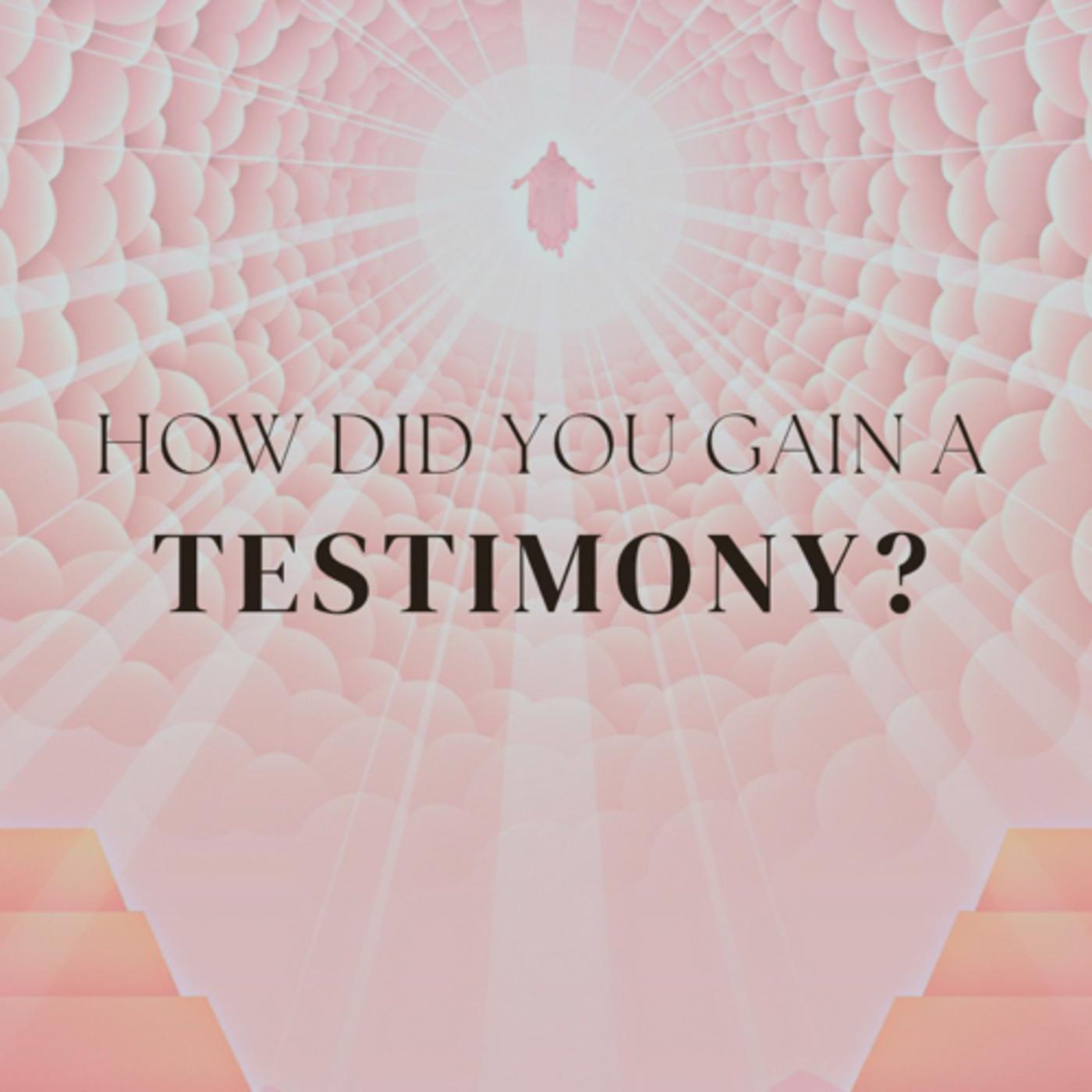 Reagan's Testimony: Plant That Seed! - How did you gain a testimony ...