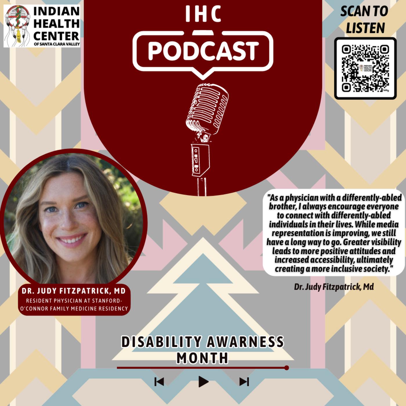 IHC Podcast | Disability Awareness Month with Dr. Judy Fitzpatrick ...