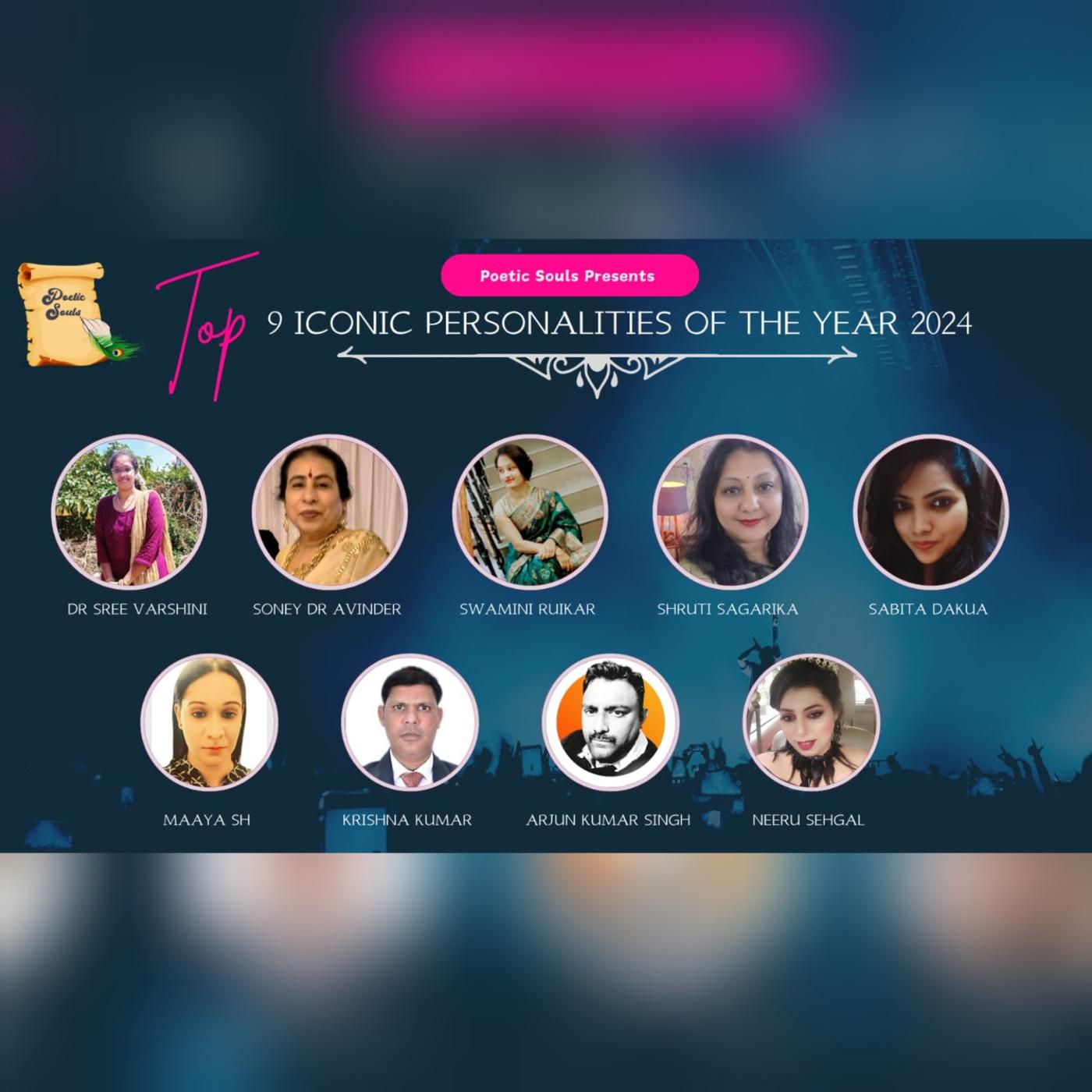 Introducing The Top 9 Iconic Personalities Of The Year 2024 . | Listen ...