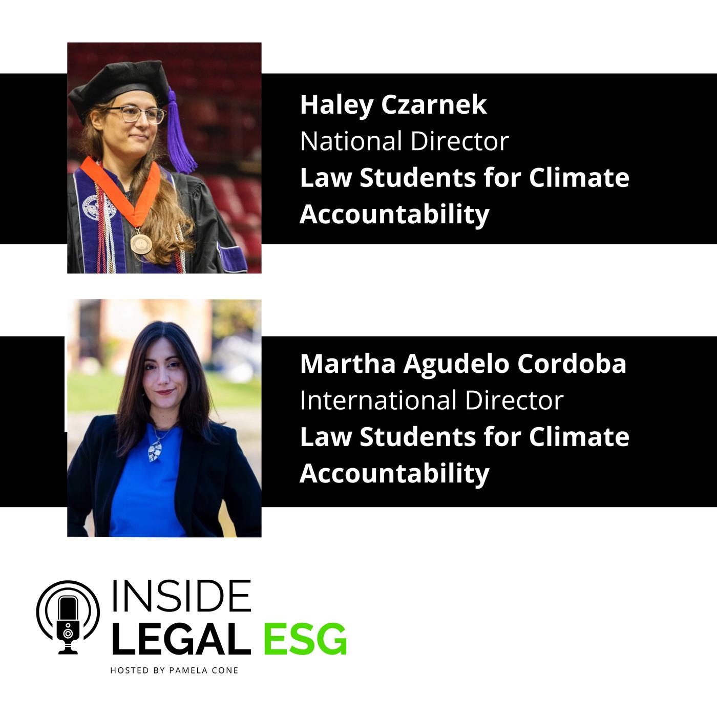 Inside Legal ESG / Law Students for Climate Accountablity - with Haley ...