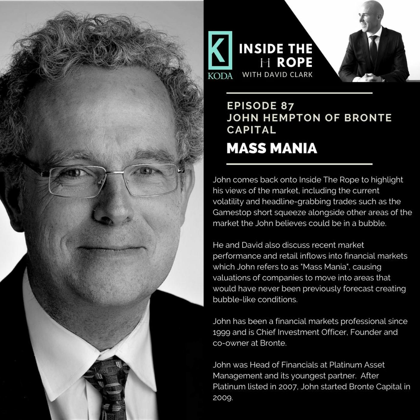 Ep 87: John Hempton - Mass Mania - Inside the Rope with David Clark ...