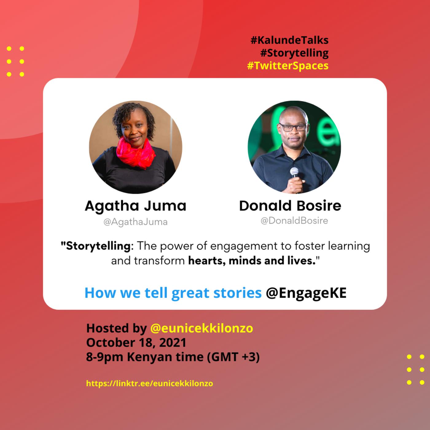 Episode 6: #KalundeTalks with Agatha Juma and Donald Bosire: How we ...