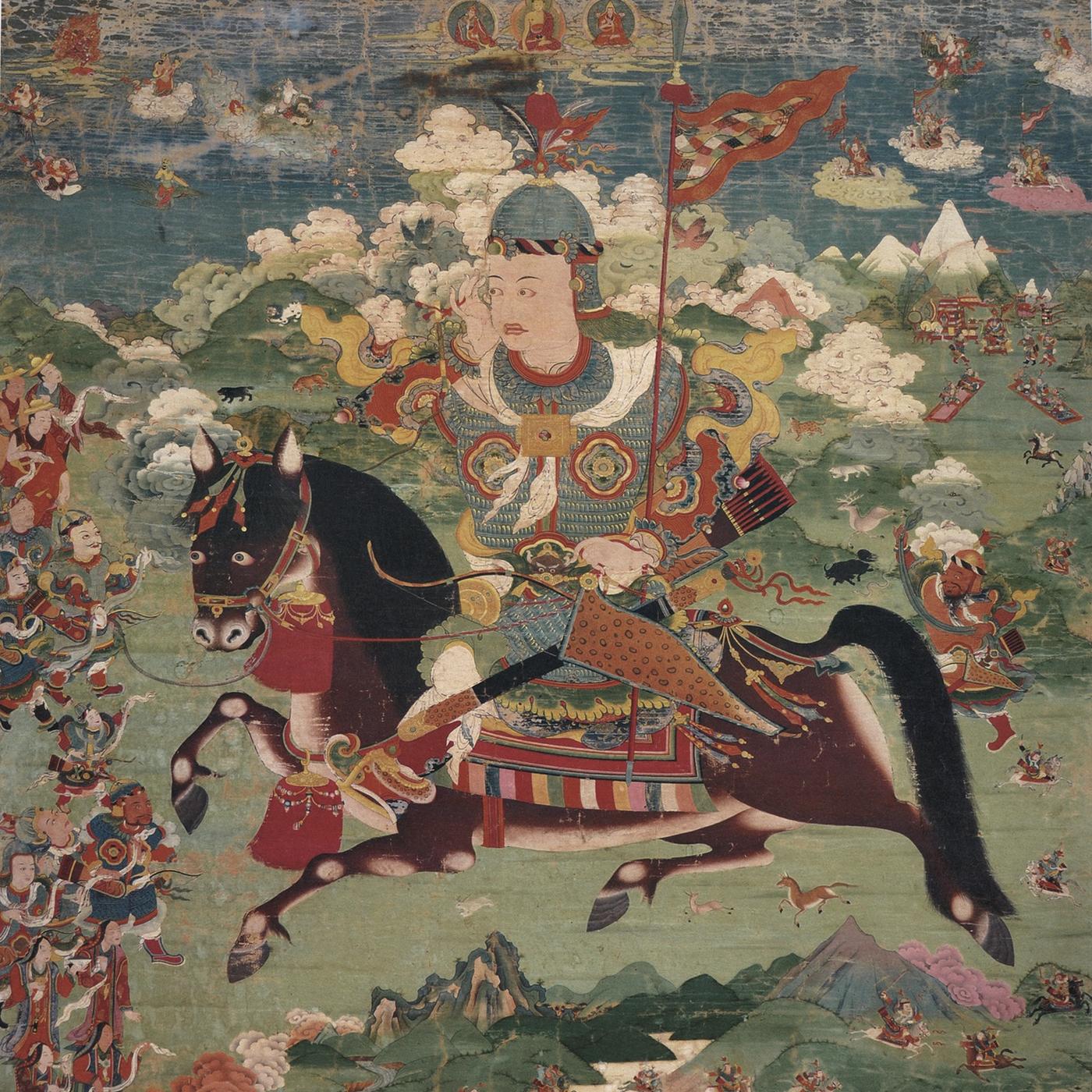 S2 E10 Epic of Gesar གླིང་གེ་སར་རྒྱལ་པོའི་སྒྲུང་། - Khyeltam འཁྱལ་གཏམ ...