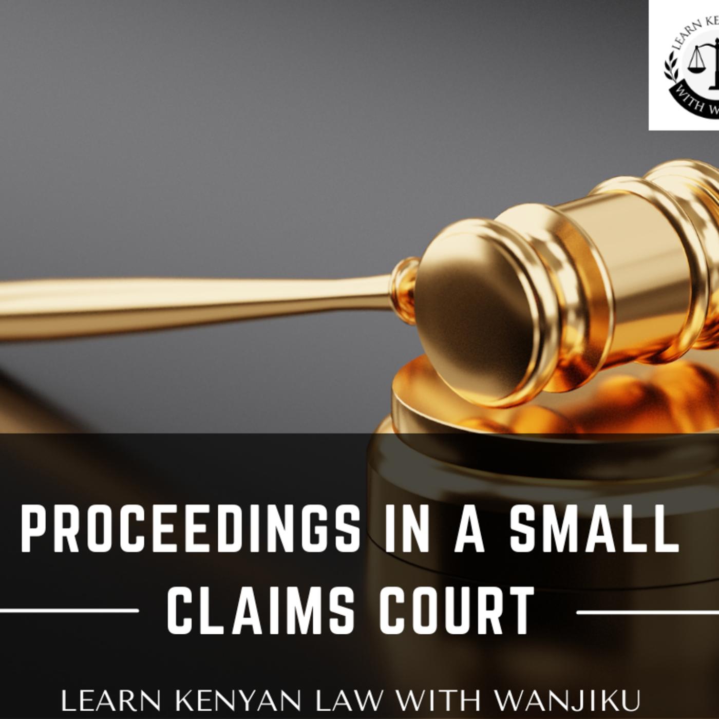 Order, Execution, Enforcement and Appeals in Small Claims Court ...