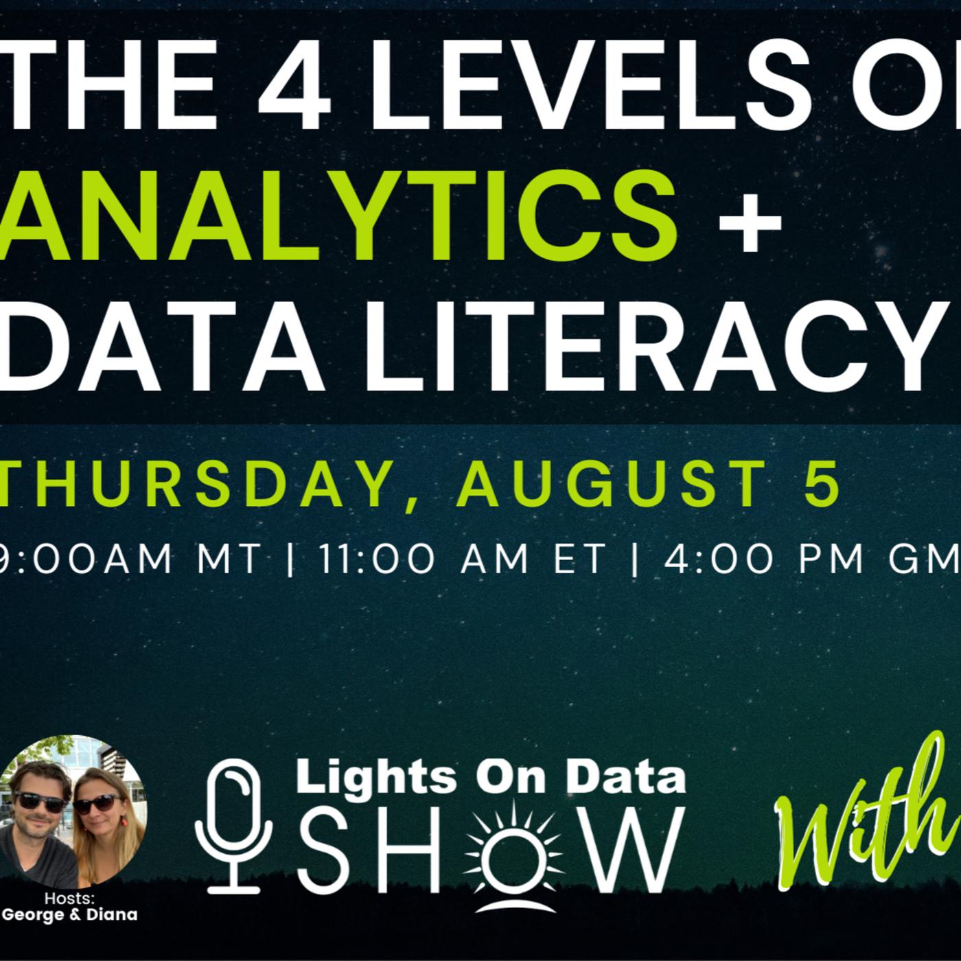 The 4 Levels of Analytics & Data Literacy - Lights On Data Show ...