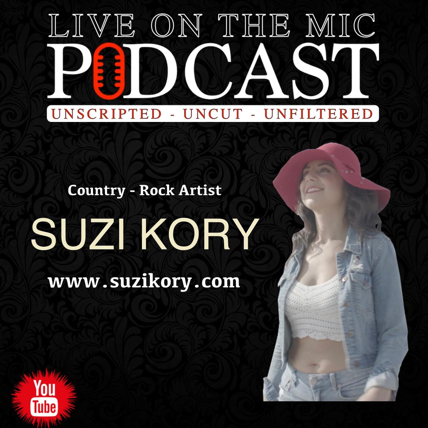 #74 Interview with Suzy Kory Country Rock Artist - Live on the Mic ...