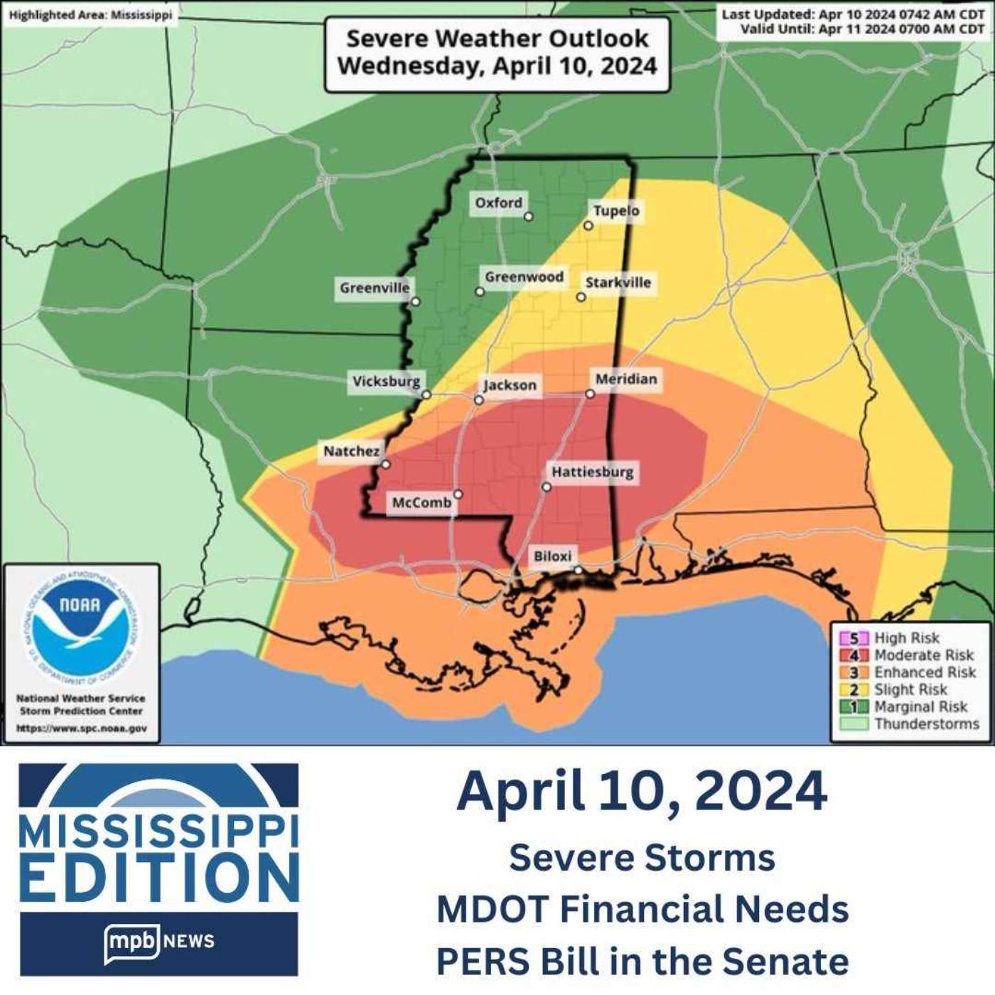 04/10/2024: Severe Storms | MDOT Financial Needs | PERS Bill in the ...