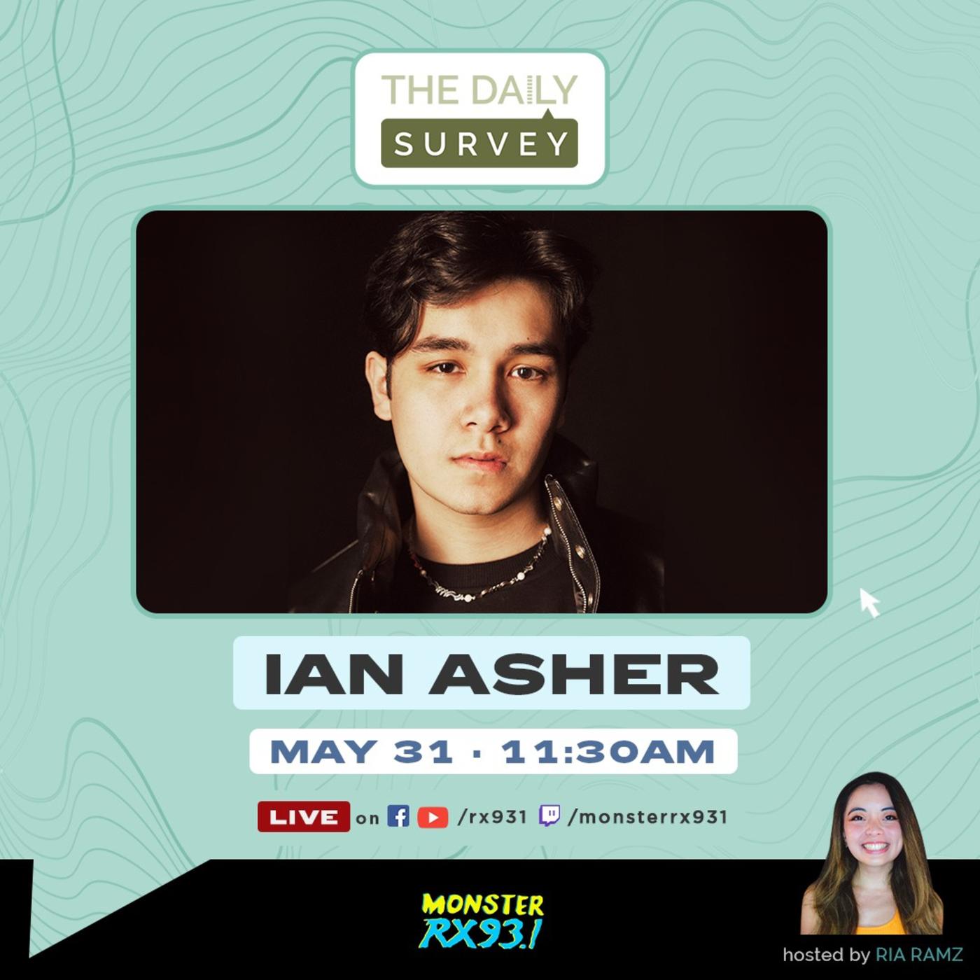 IAN ASHER on The Daily Survey! - Monster RX93.1's Official Podcast ...