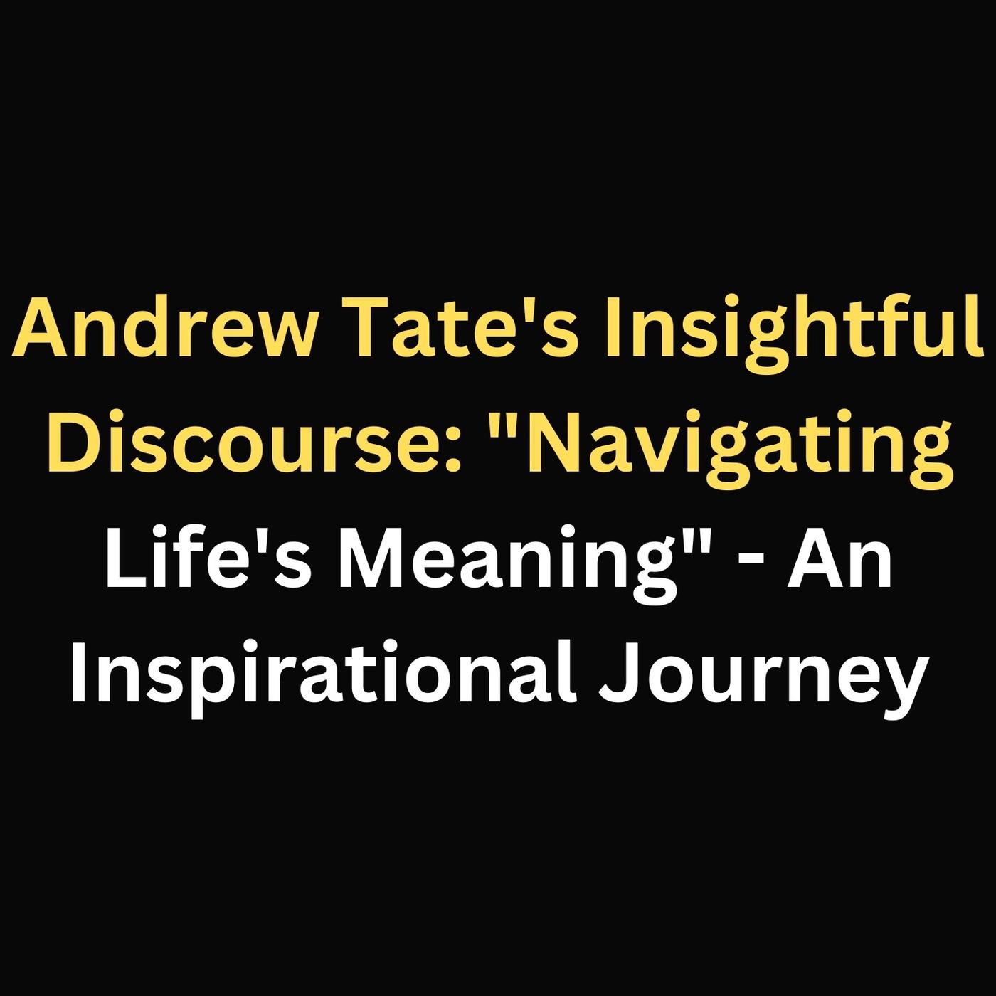 Andrew Tate's Marathon of Motivation: 20 Minutes of Uninterrupted ...