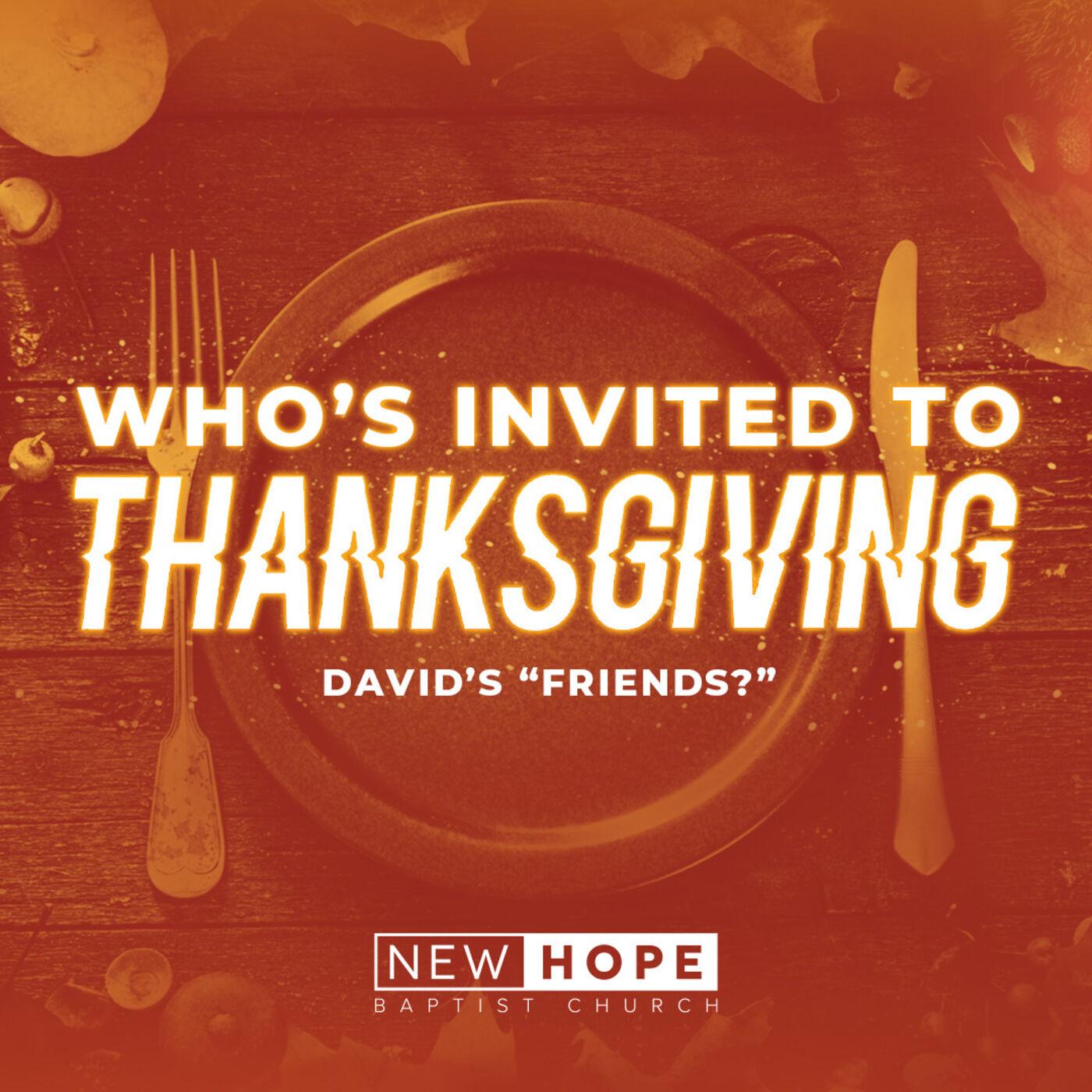 Who's Invited To Thanksgiving: Abigail - New Hope Baptist Church ...