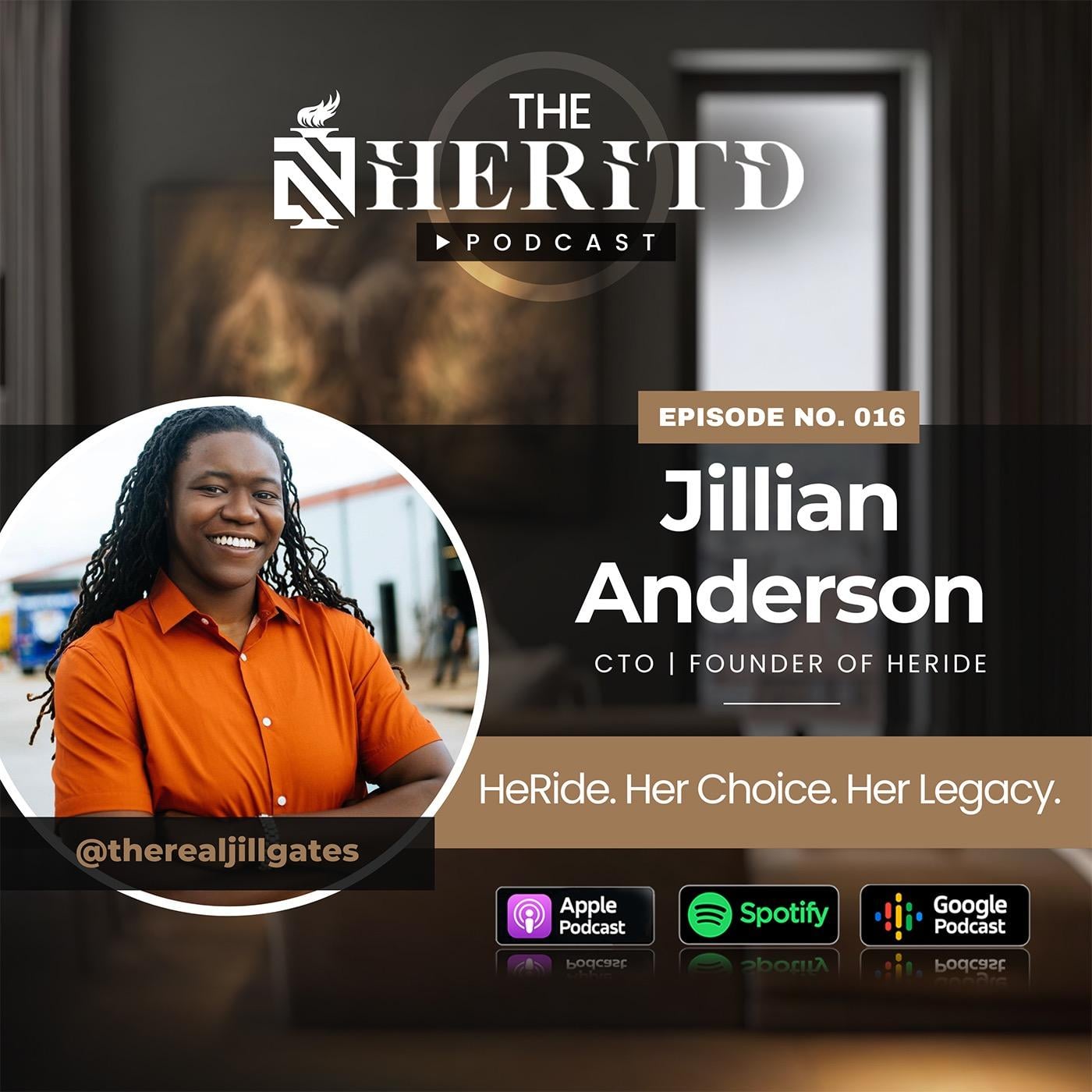 Jillian Anderson | HeRide, Her Choice, Her Legacy - NHERITD (podcast ...
