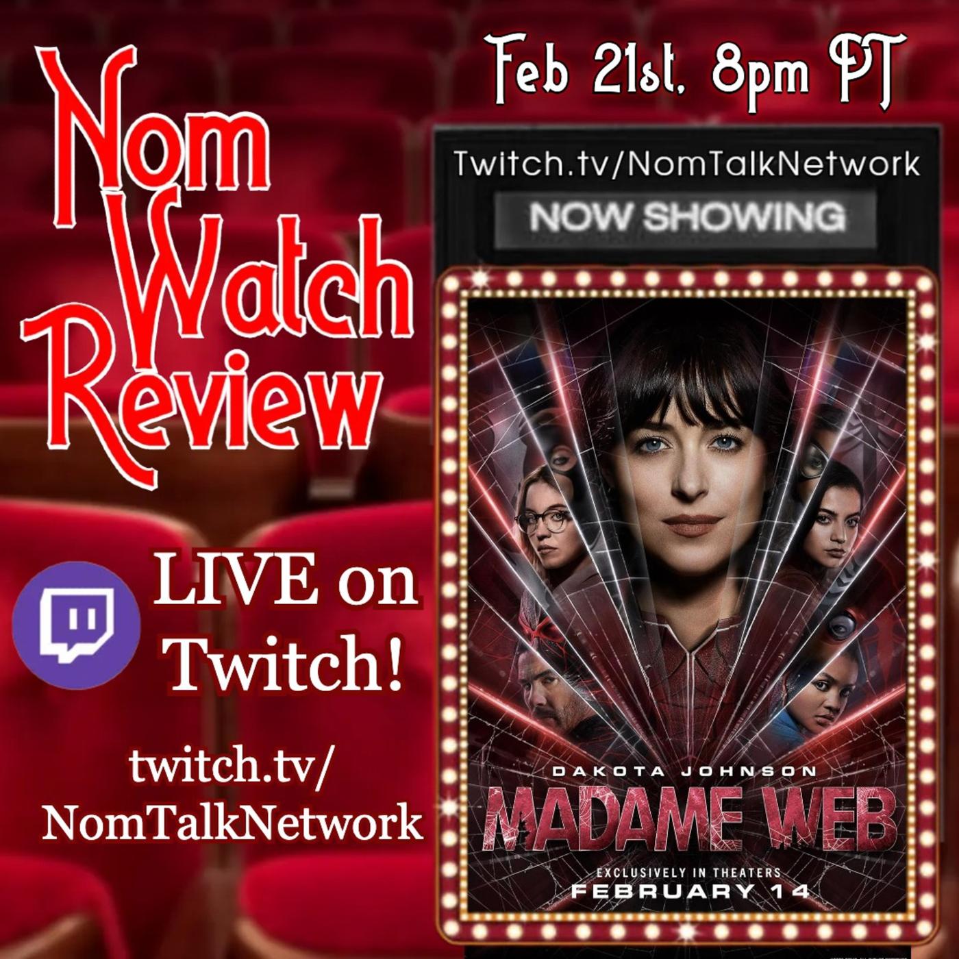 "Madame Web" (2024) Film Review - Nom Watch Review w/ Jen Athey, Mikey ...