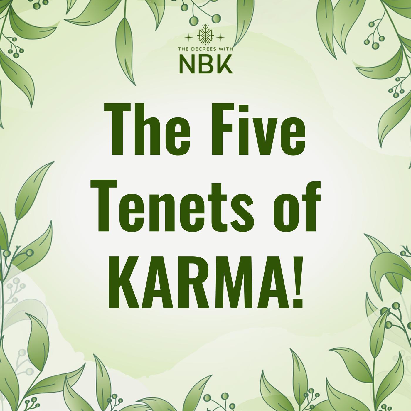 The 5 stages of learning = 5 Tenets of Karma. Apply it to your life ...