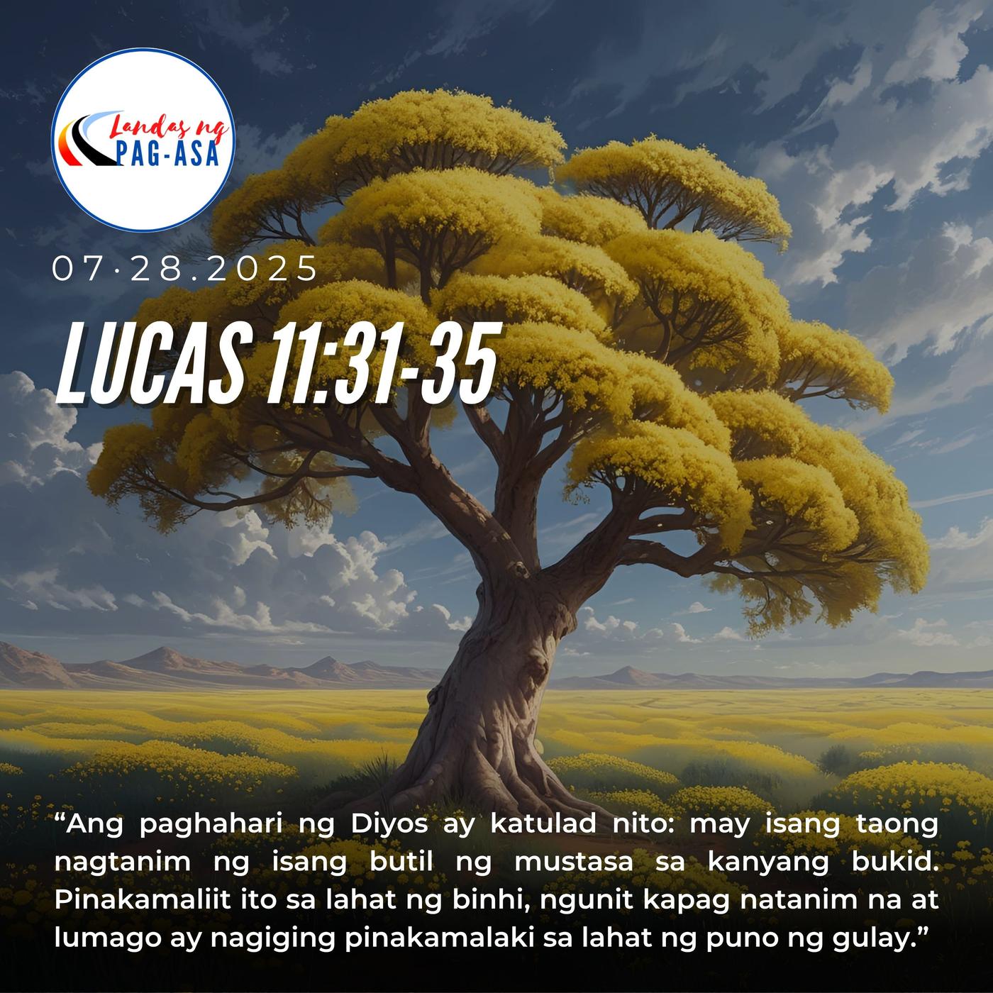 LANDAS NG PAG-ASA : “NARIRINIG MO BA ANG DIYOS?" - Pathways of Hope ...