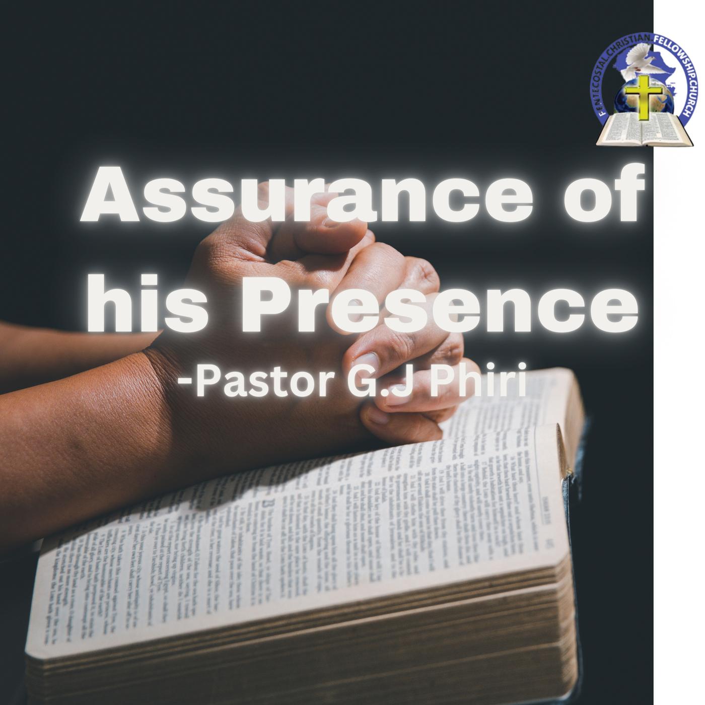 Assurance Of His Presence -Pastor GJ Phiri - Pcf Church Burgersfort ...
