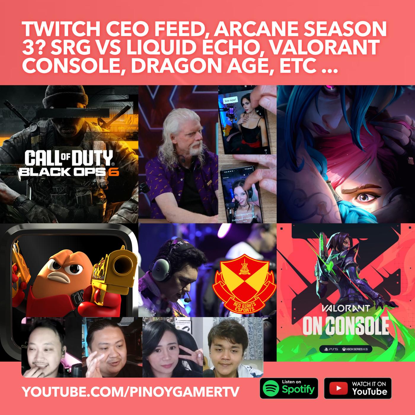 S2EP19: Leaked Scrim for Liquid Echo and SRG, Twitch CEO caught in 4K, Valorant Console Features ...