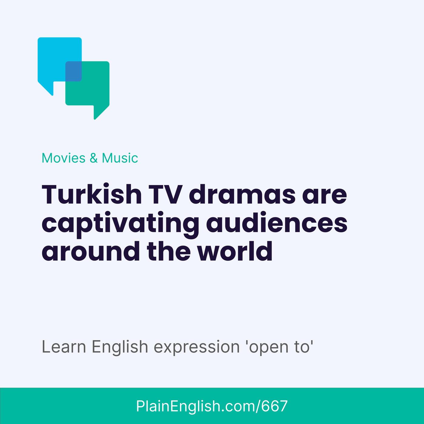 The growing popularity of Turkish television (Open to) | Listen Notes
