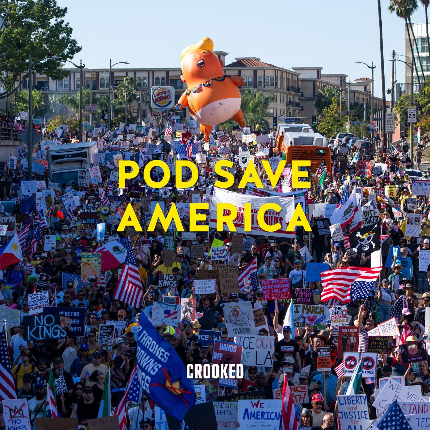 Trump's Ballroom Reno Derailed by Epstein - Pod Save America (podcast ...