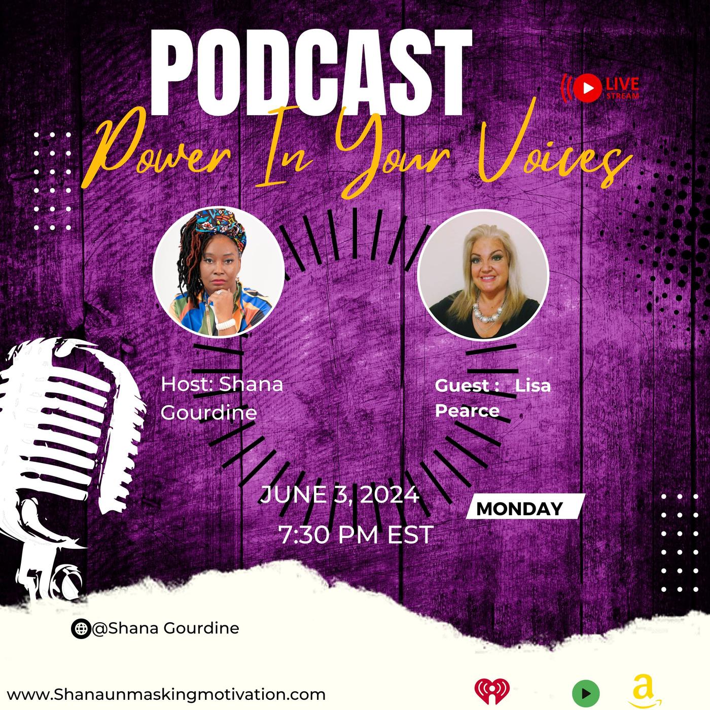 The Power In Your Voices Interview with Lisa Pearce | Listen Notes