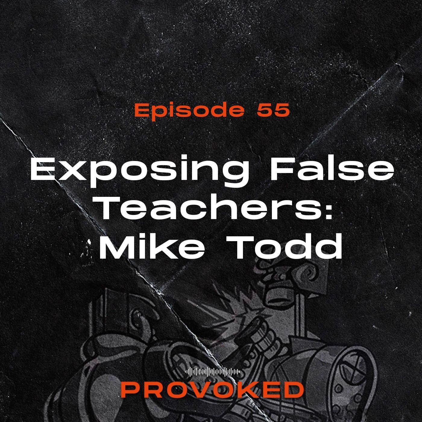 55. Exposing False Teachers: Mike Todd - Provoked (podcast) | Listen Notes